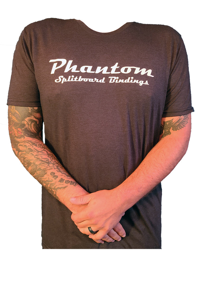 Phantom T Shirt - Mens Charcoal – Phantom Snow Industries
